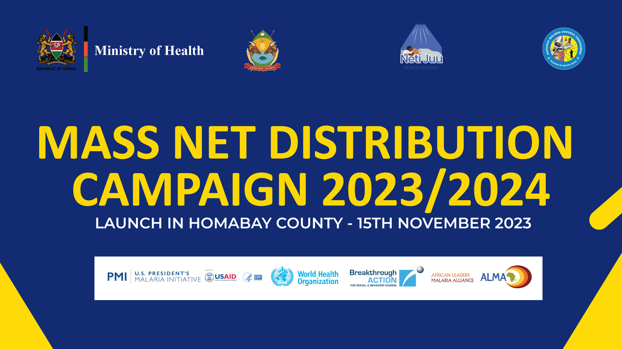 Mass Net Distribution Campaign 2023/2024 | Ministry of Health